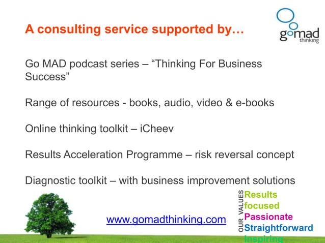 South West PPMA presentation - May 2013 - Gomad thinking | PPT