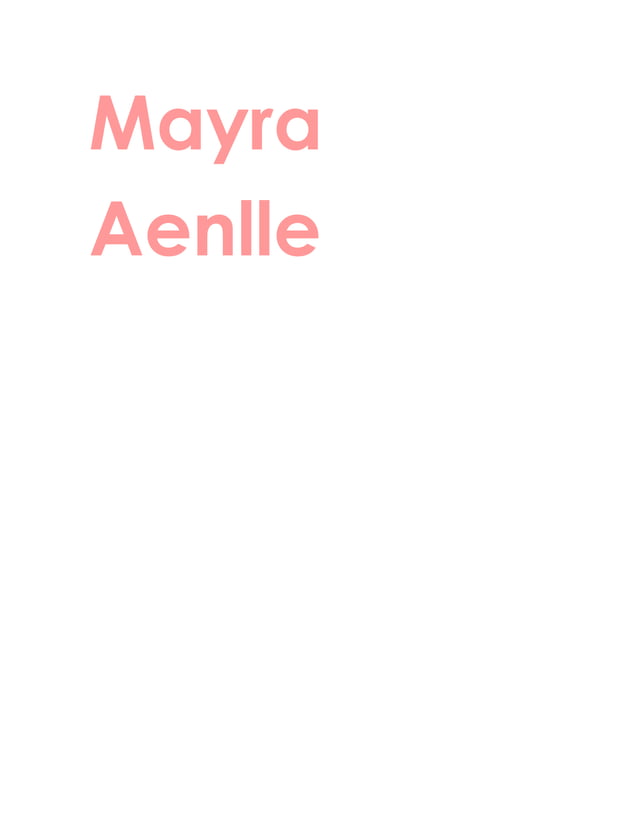 Mayra aenlle | PDF