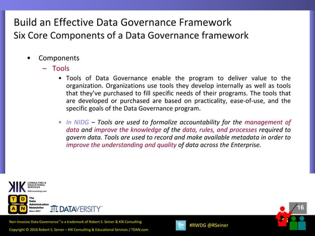 RWDG Slides: Build an Effective Data Governance Framework | PPT