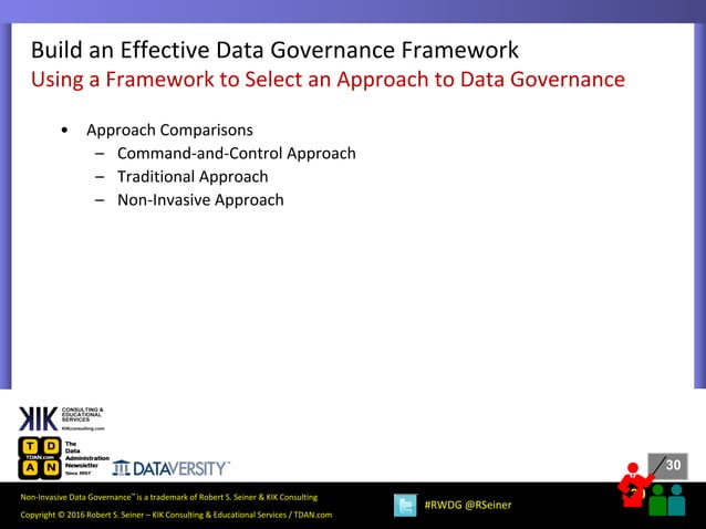 RWDG Slides: Build an Effective Data Governance Framework | PPT