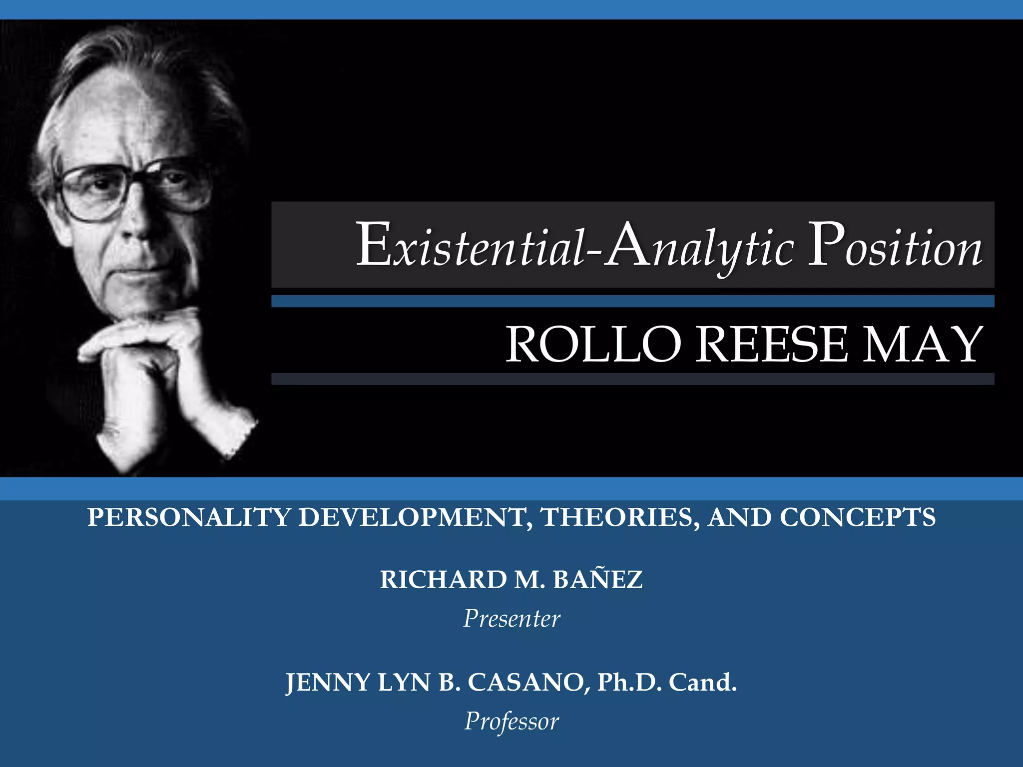 May's existential analytic position | PPTX