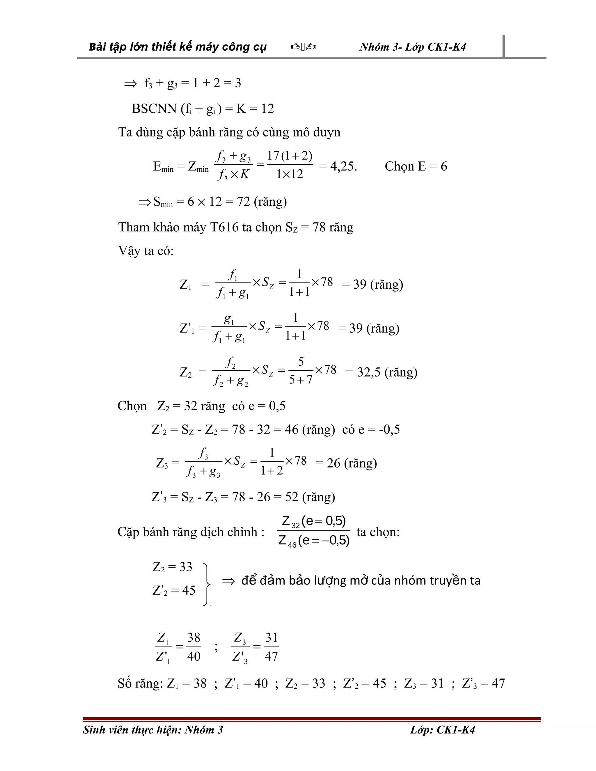 Đồ án máy công cụ -May tien t616 | DOC