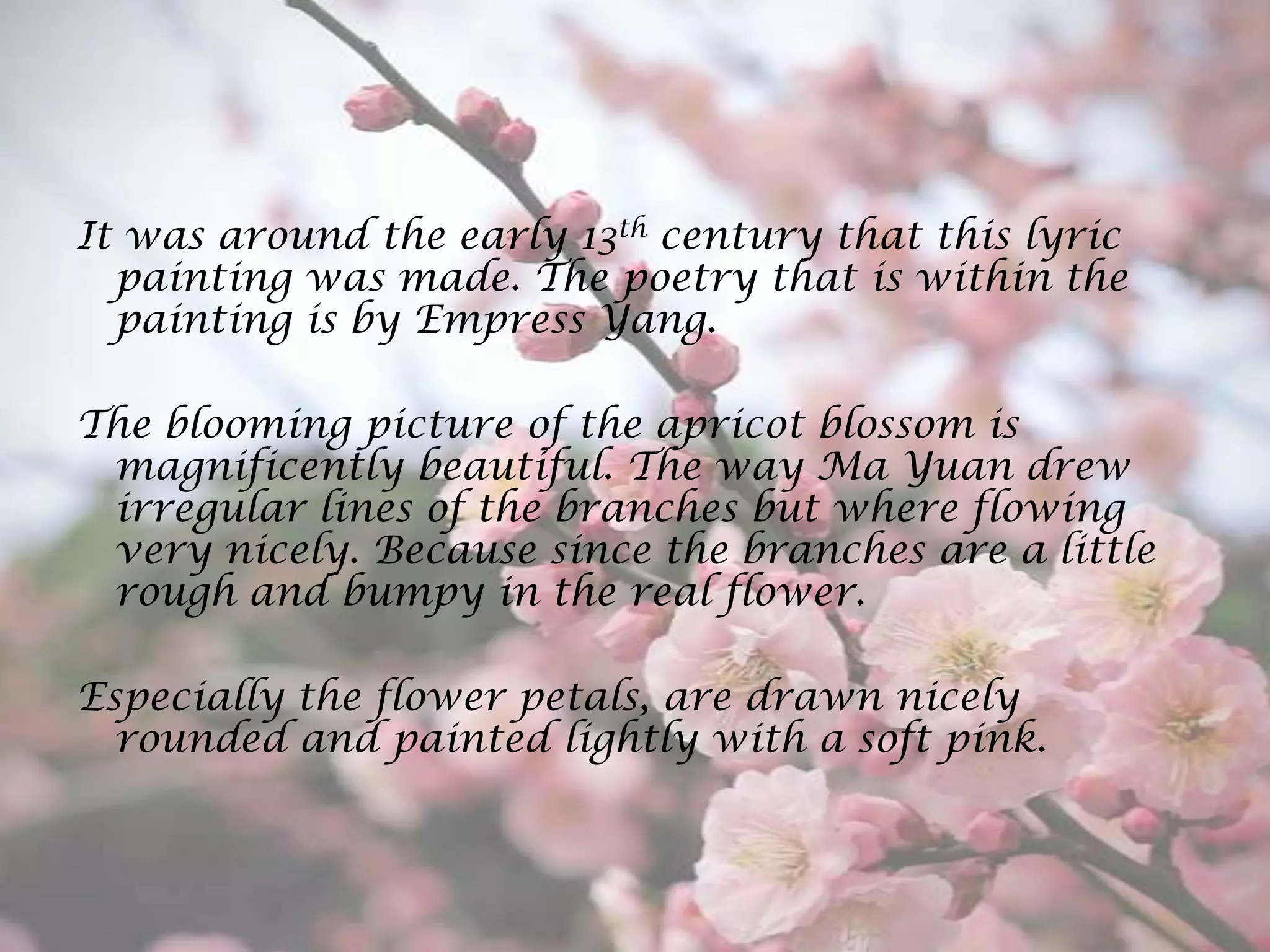 Ma yuan and the apricot blossom | PPTX