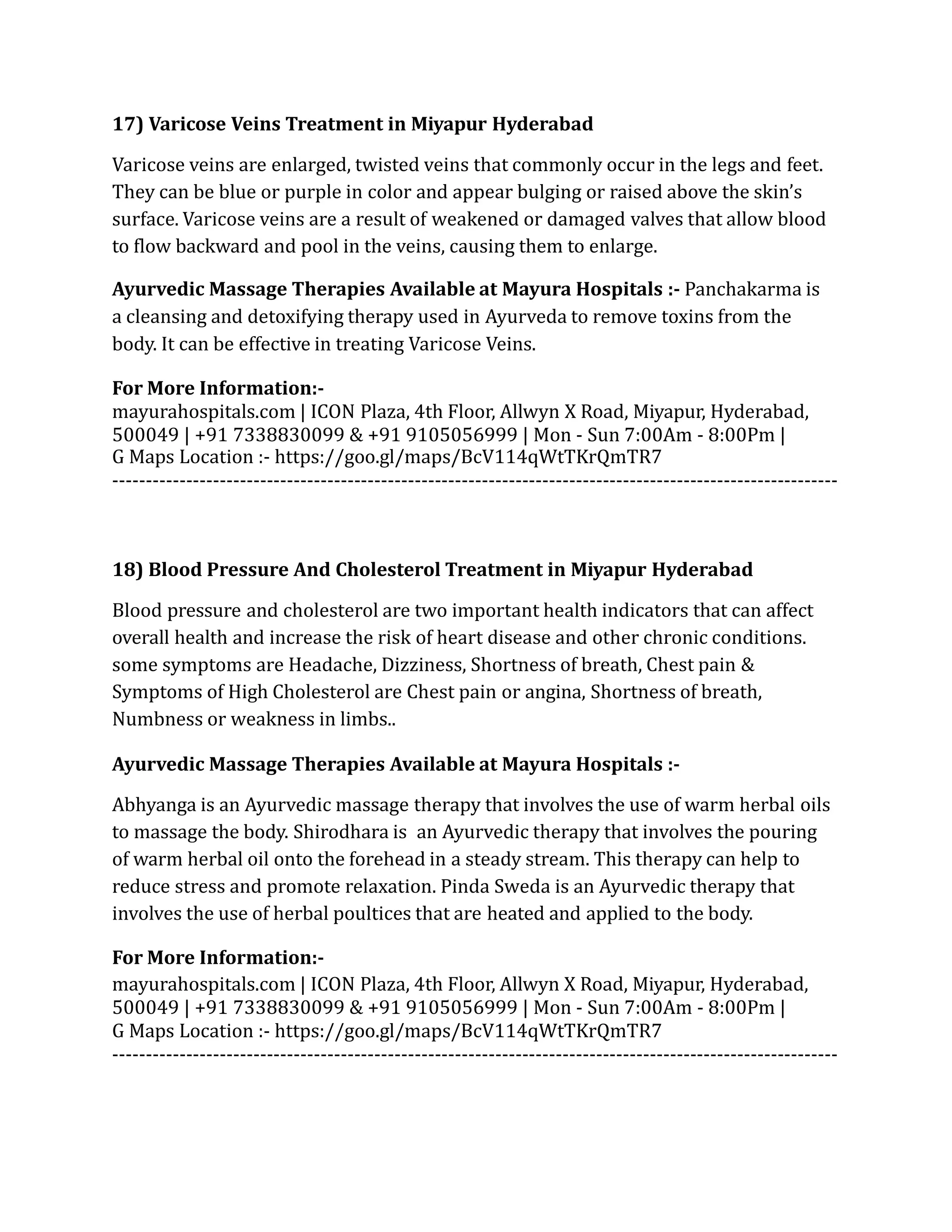 mayura hospital in hyderabad | PPTX