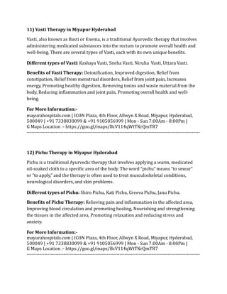 mayura hospital in hyderabad | PPTX