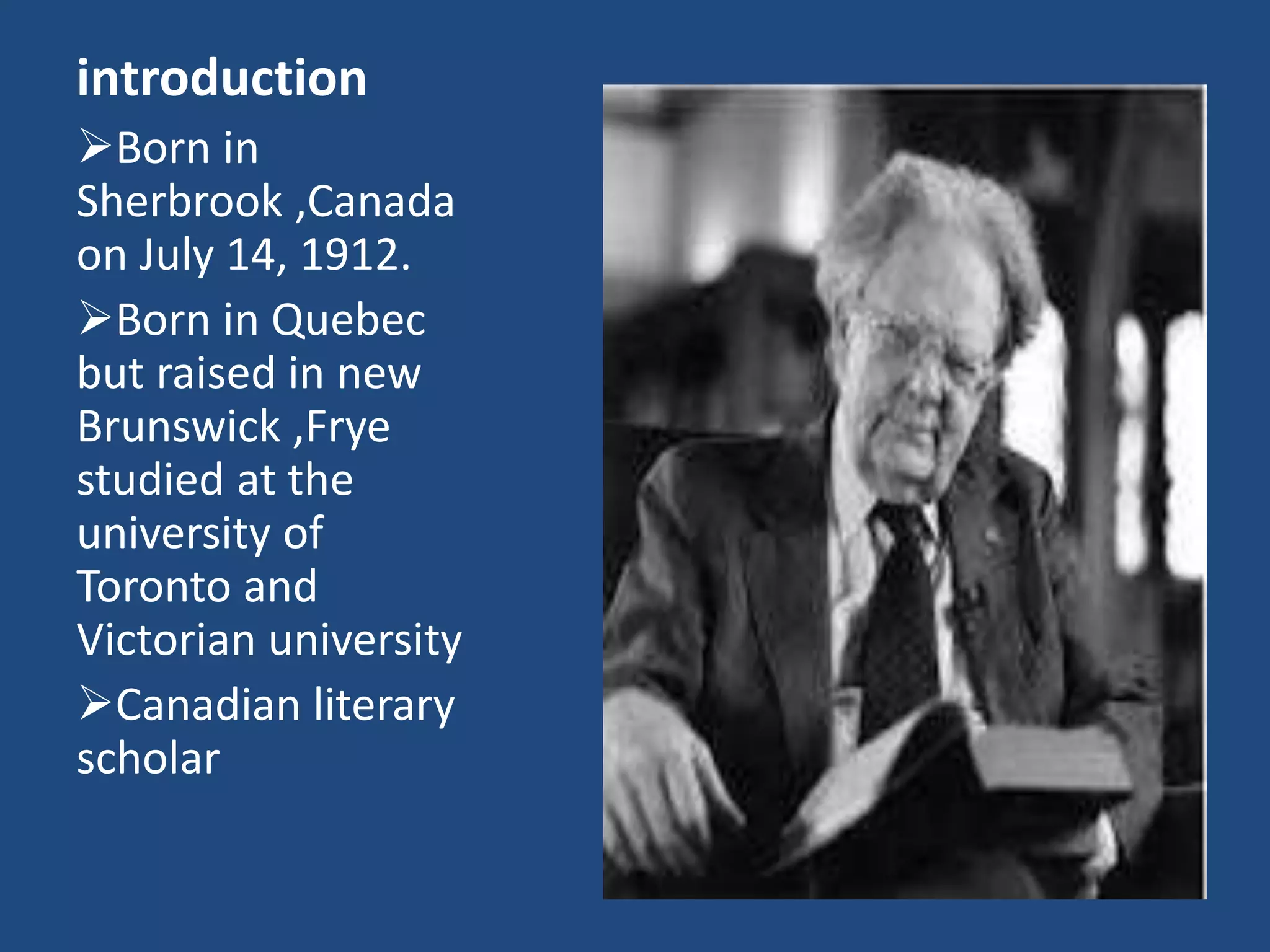 archetypal criticism by nortrope frye | PPTX