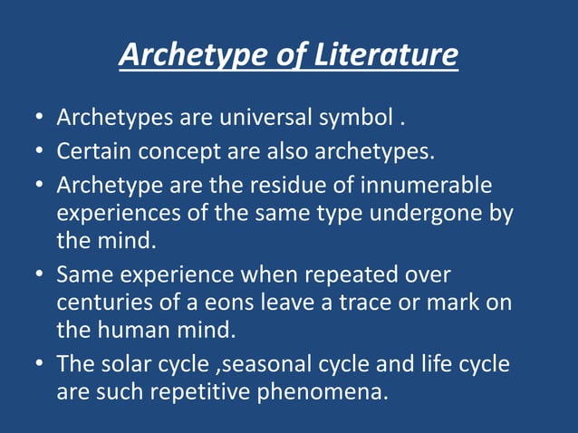 archetypal criticism by nortrope frye | PPTX