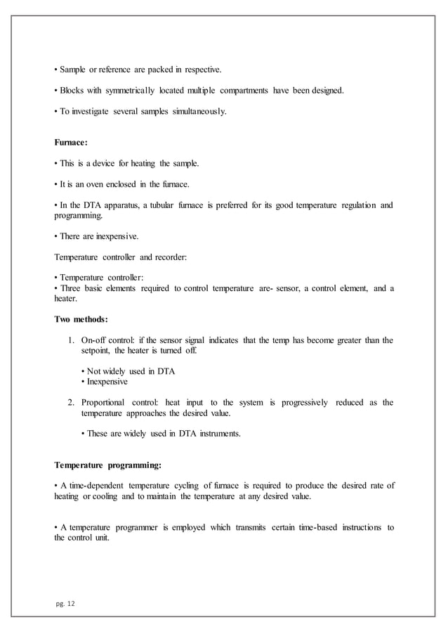 Differential Thermal Analysis(pdf) | PDF Differential Thermal Analysis(pdf) | PDF