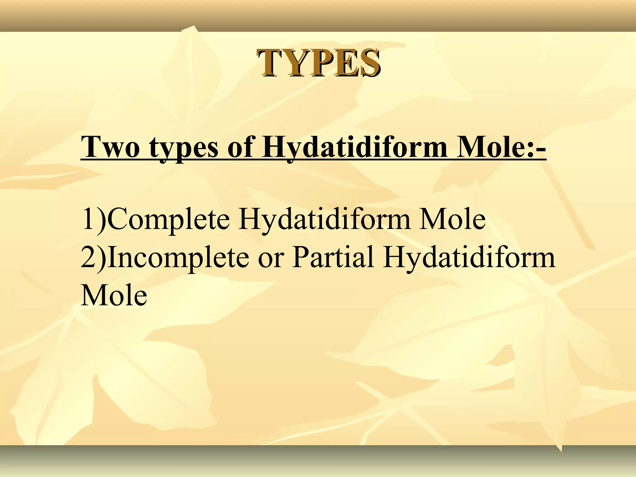 hydatidiform mole | PPT