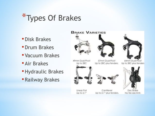 Brakes and its types | PPTX