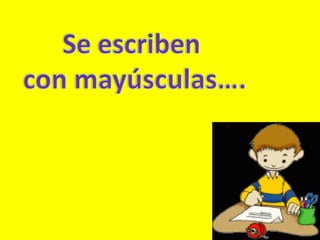 Uso de las Mayúsculas | PPT