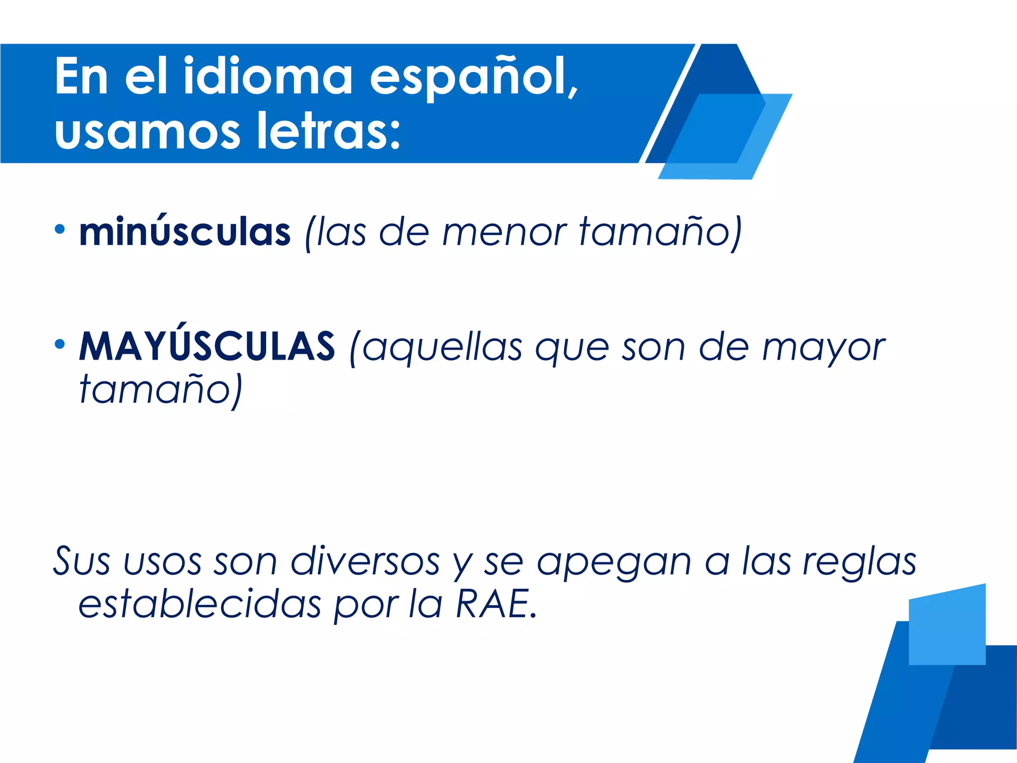 Mayusculas y minusculas | PPT