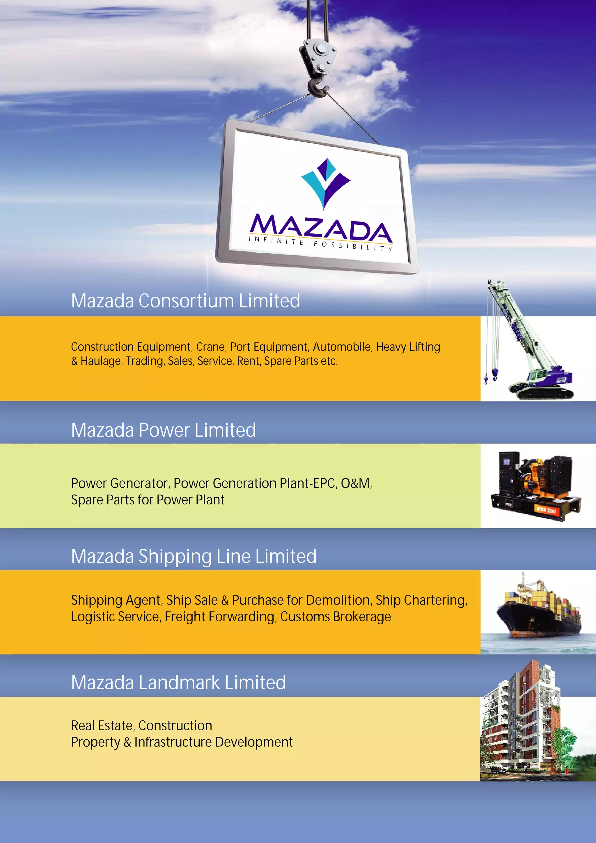 Mazada Group profile | PDF | Commercial Trucks | Auto Body Styles