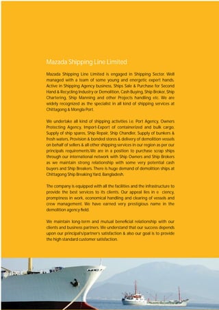 Mazada Group profile | PDF