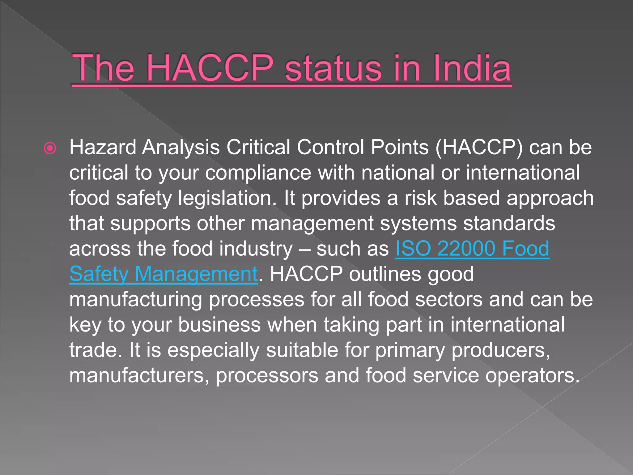 FOOD SAFETY MANAGEMENT SYSTEM | PPTX