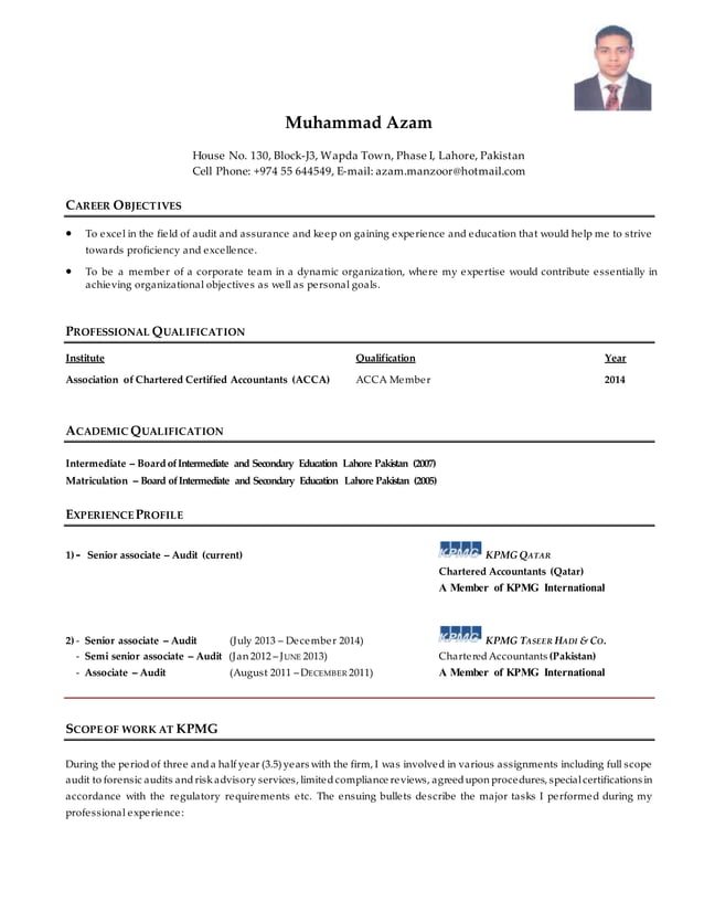 M azam cv | DOCX