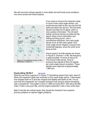 Mazda Rx7 Ignition Operation | DOC | Motorcycles | Automotive
