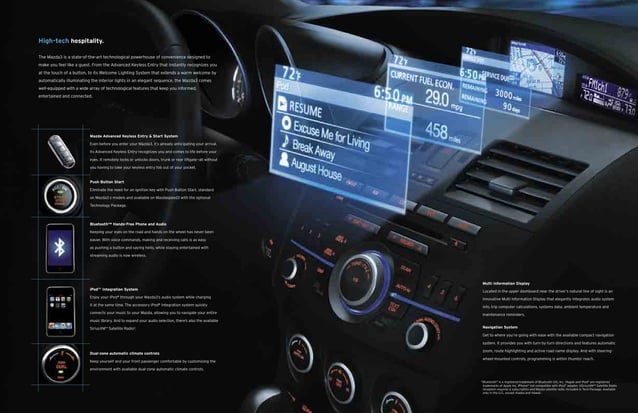 2012 Mazda3 Hatchback and sedan brochure provided by Naples Fort Myers ...