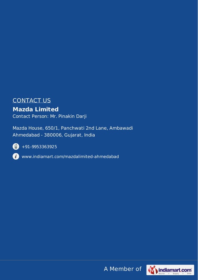 Mazda Limited, Ahmedabad, Vacuum Systems | PDF | Automotive Industry ...