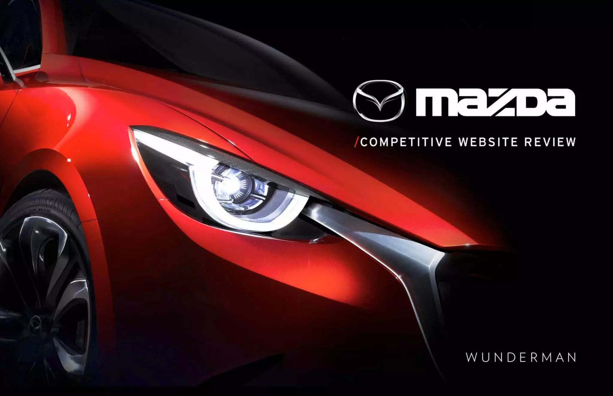 Mazda Website Redesign Competitive Analysis | PPT