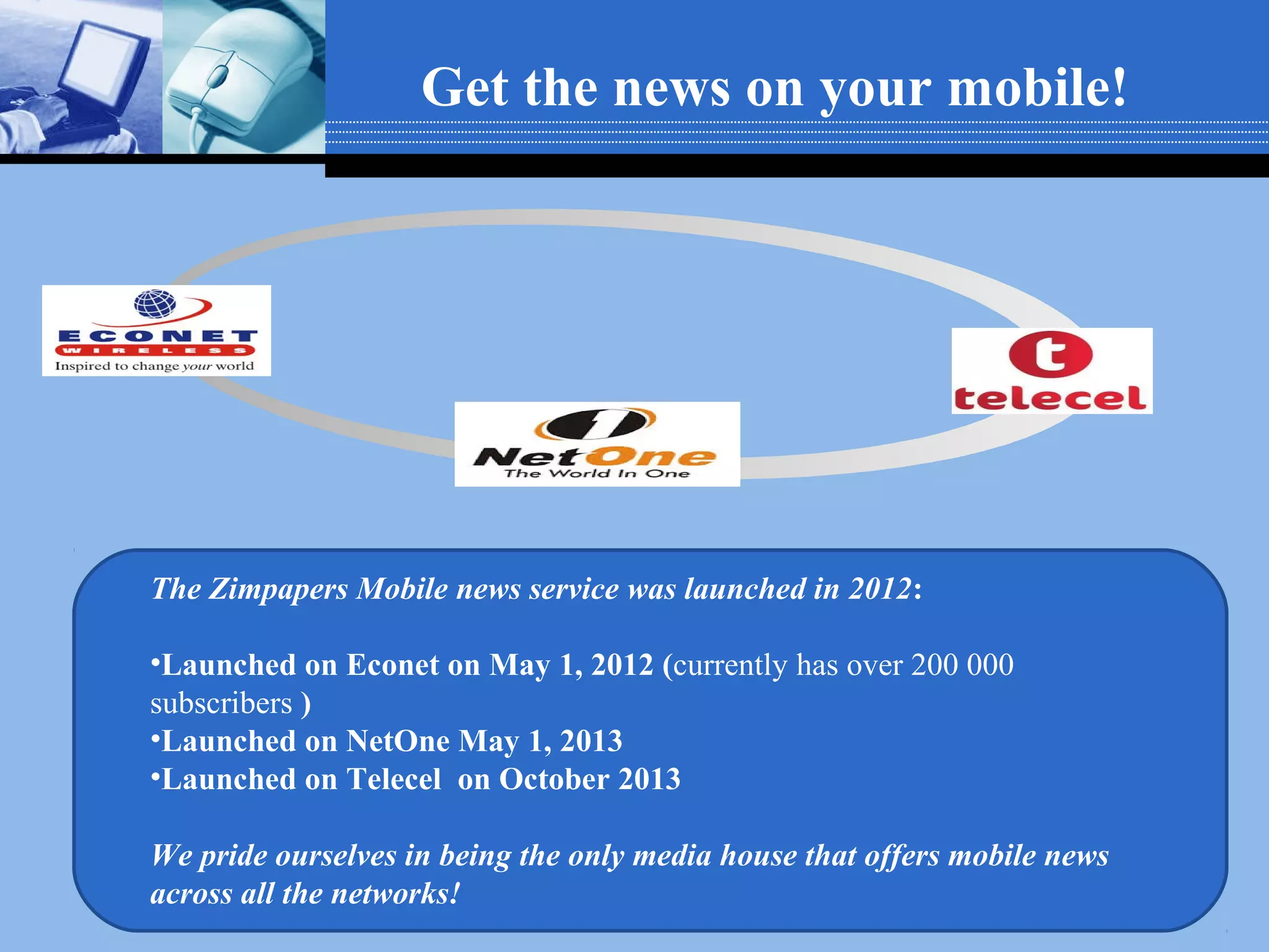 Advertise with Zimpapers Digital and enhance your brand visibility! | PPT