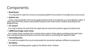 Maze follower robot | PPT