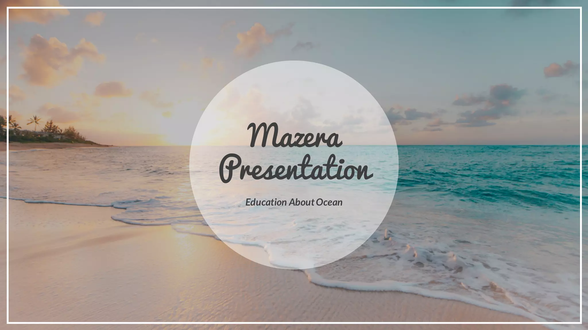 Mazera Presentation : Dark Color Version | PPT