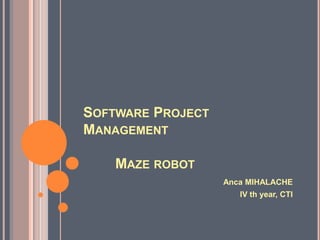 Maze robot | PPTX