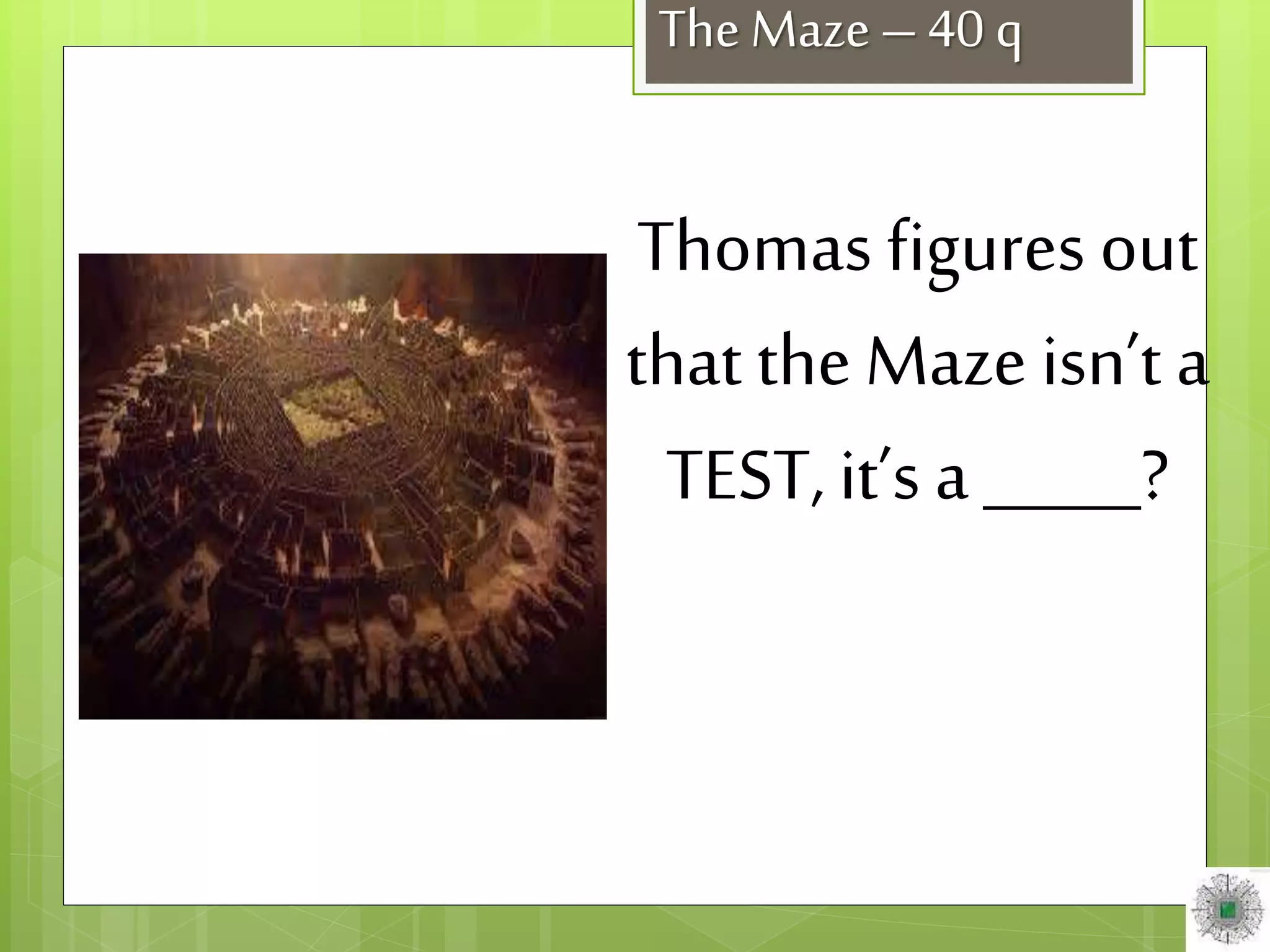 Maze runner game | PPTX