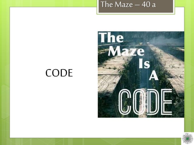 Maze runner game | PPTX