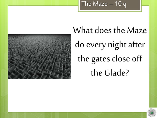 Maze runner game | PPTX
