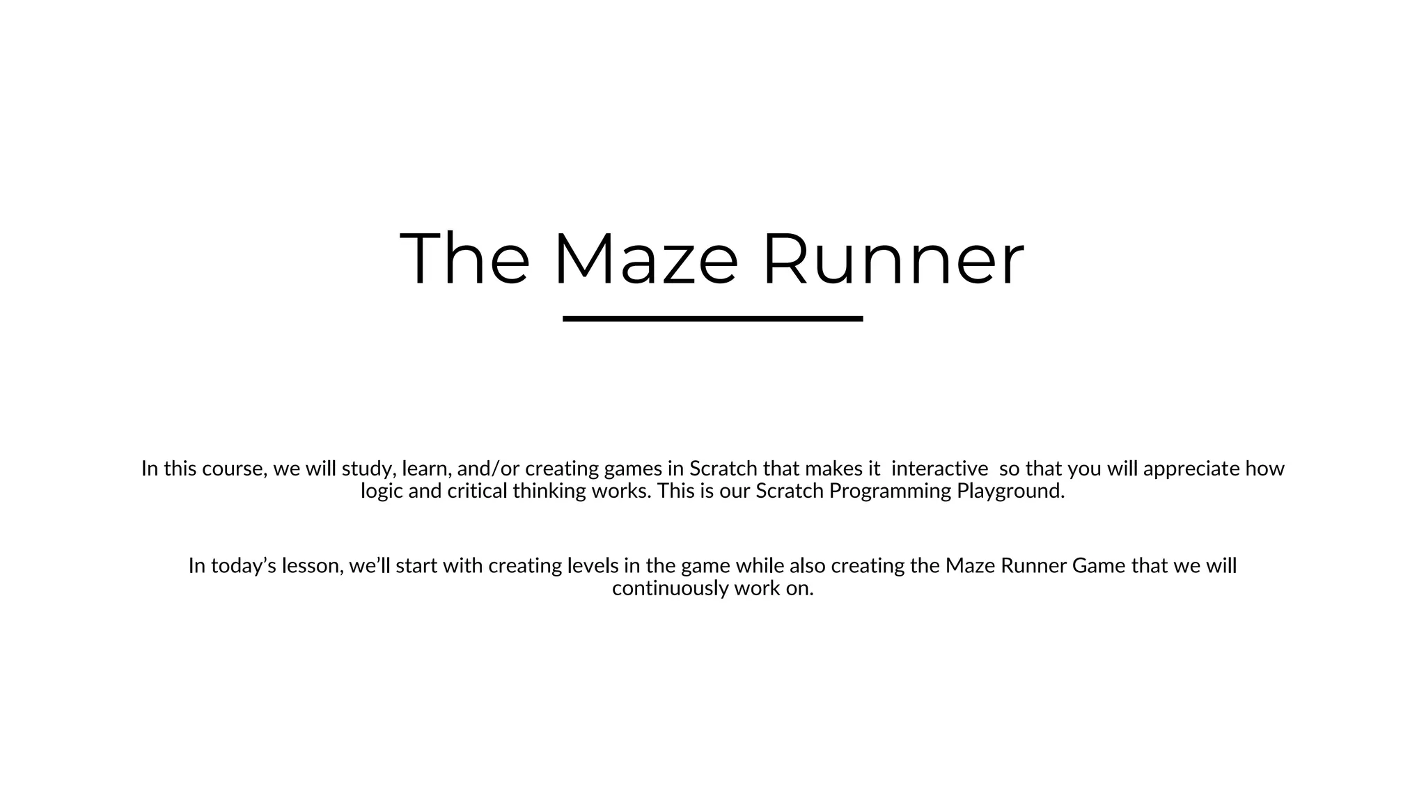 maze runner game.pptx