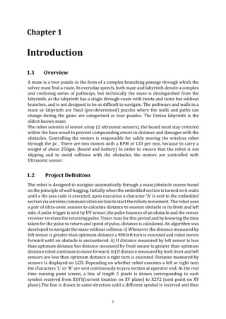 Maze solving robot | PDF