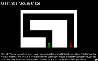 Maze tutorial | PPT