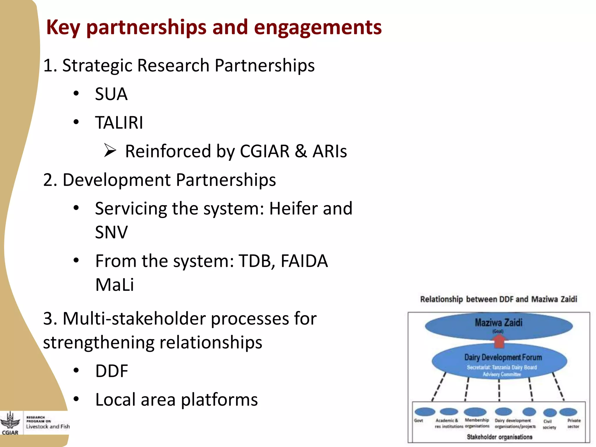 Maziwa Zaidi—Tanzania dairy value chain development program | PPTX