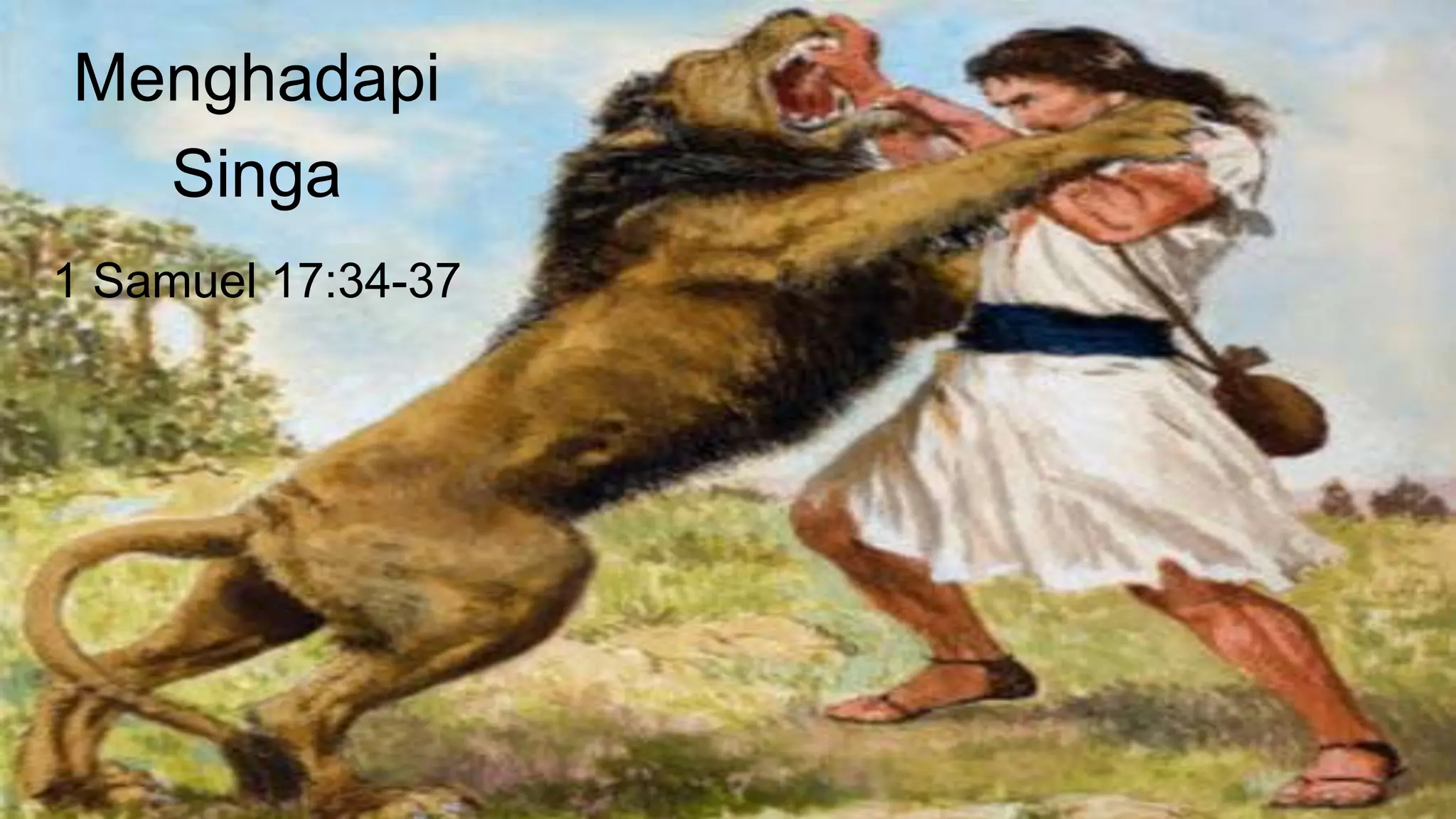 Mazmur 23 (Fase-fase kehidupan Raja Daud).pptx