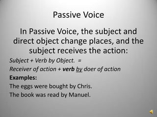 Mazzolla.grammar lesson.passive | PPT