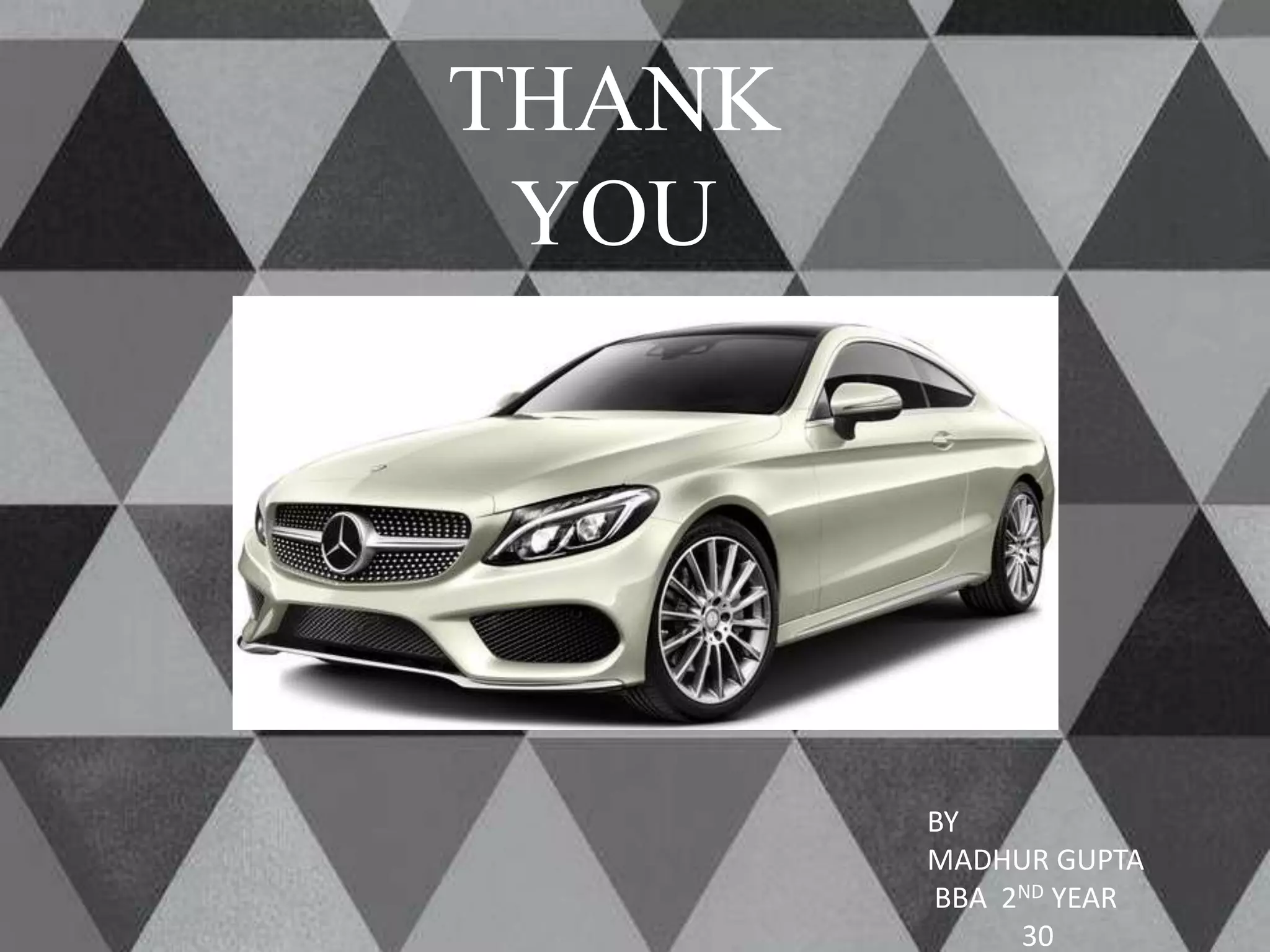 Mercedes Benz 2016 | PPTX