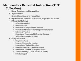 Math-Bridge Content Collections | PPTX