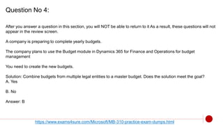 MB-310 Study Guide | PDF