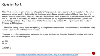 MB-310 Study Guide | PDF