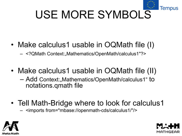 Math-Bridge Additional Interactivity | PPT