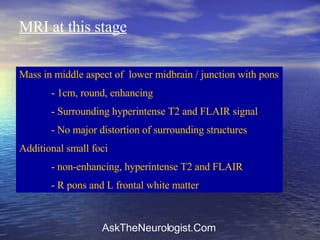 Frontal syndrome and mid-brain lesion | PPT