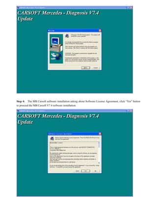 Mercedes Benz MB Carsoft V7.4 user manual | PDF