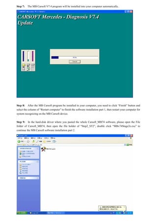 Mercedes Benz MB Carsoft V7.4 user manual | PDF