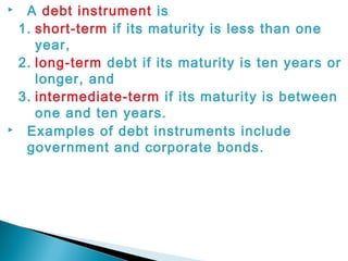 An Overview of Financial System | PPT