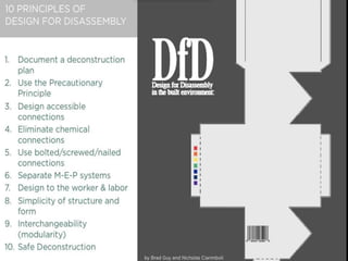 Design for Deconstruction | PPTX