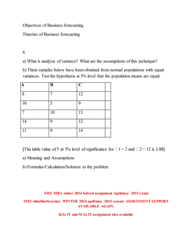 Mb0040 statistics for management | PDF