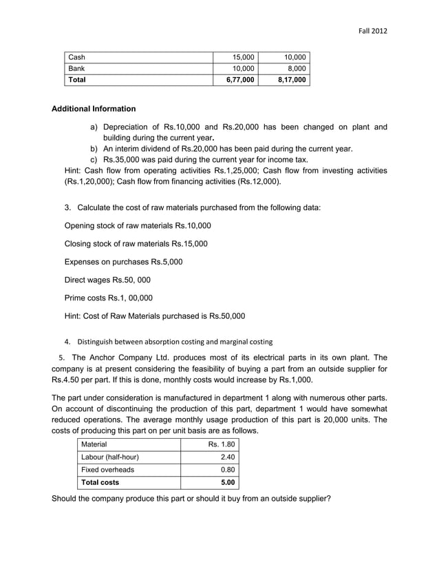 Mb0041 fall drive assignment-2012 | PDF