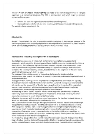 Mb0044 production and operation management | DOCX | Logistics | Business